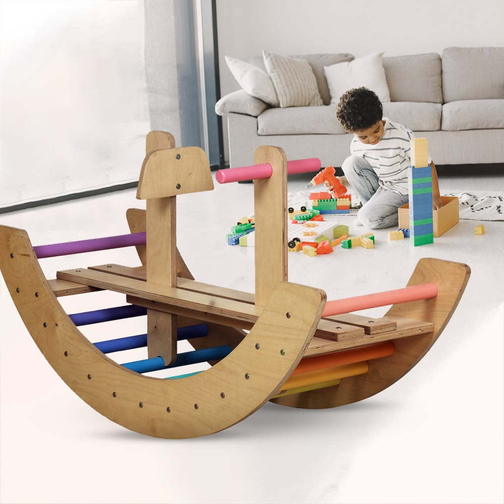 Pikler Arch with Rocker – Casa Bambini - Handcrafted Wooden Toys ...