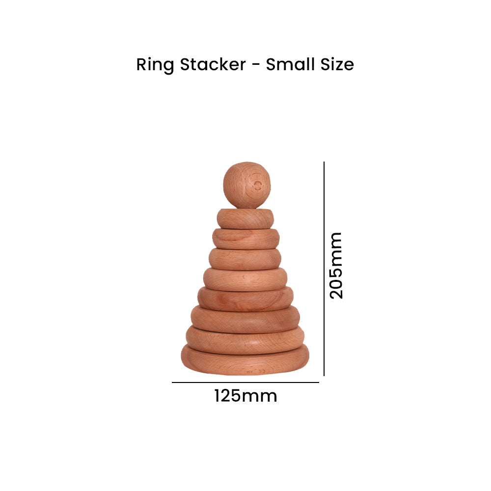 Order Wooden Ring Stacker Toy for Kids Online | Casa Bambini