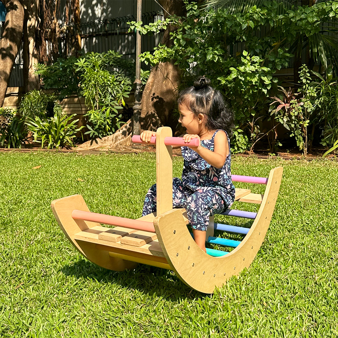 Pikler Arch with Rocker – Casa Bambini - Handcrafted Wooden Toys ...